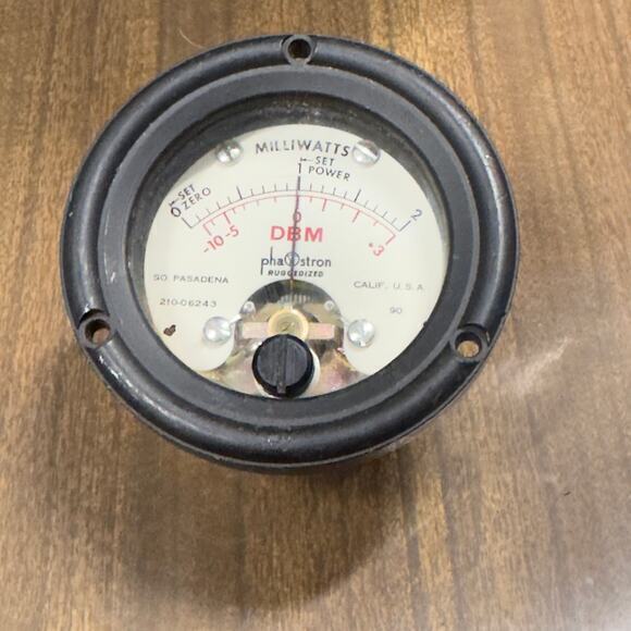Vintage | Other | Phastron Ruggedized Multimeter Dbm Meter Model 206243 ...